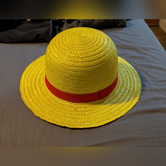 Accessories | One Piece Monkey D Luffy Yellow Straw Hat Anime Cosplay ...